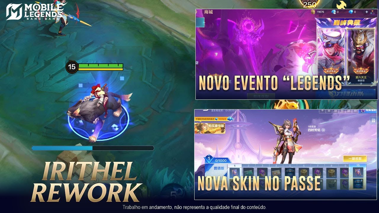 Novo ATUALIZAÇÃO | Revamp da Irithel, Beatrix Skin, UI Renovada e ...