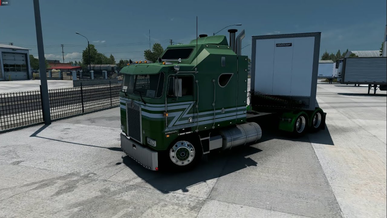 NEW Fruehauf Trailer Mod | Kenworth K100-E | American Truck Simulator ...