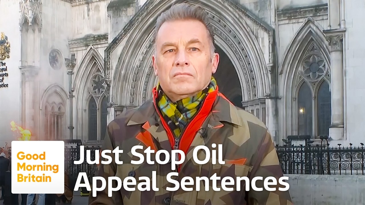 16 Just Stop Oil Activists Appeal Their Prison Sentences - YouTube