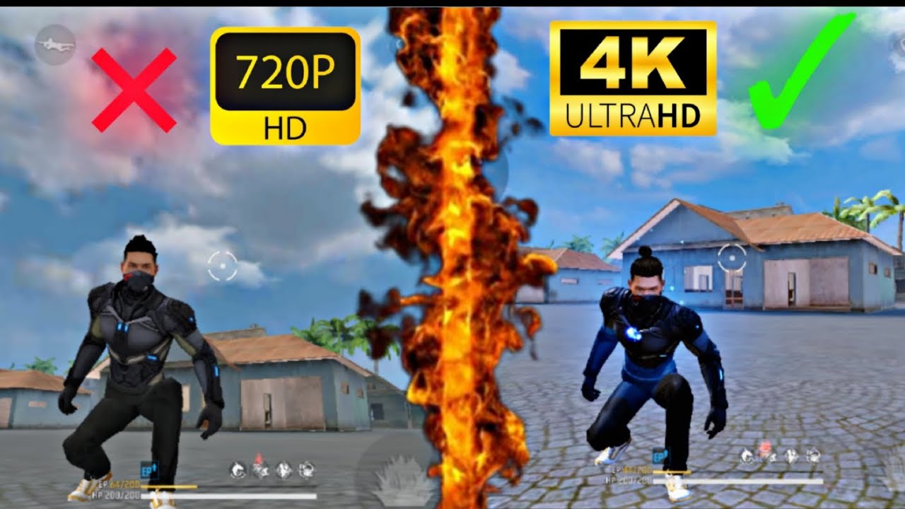 Free Fire 4K Quality Tutorial | Free Fire High Quality Kaise Karen - YouTube