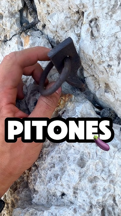 Como funcionan los pitones en la escalada 🧗‍♀️ - YouTube