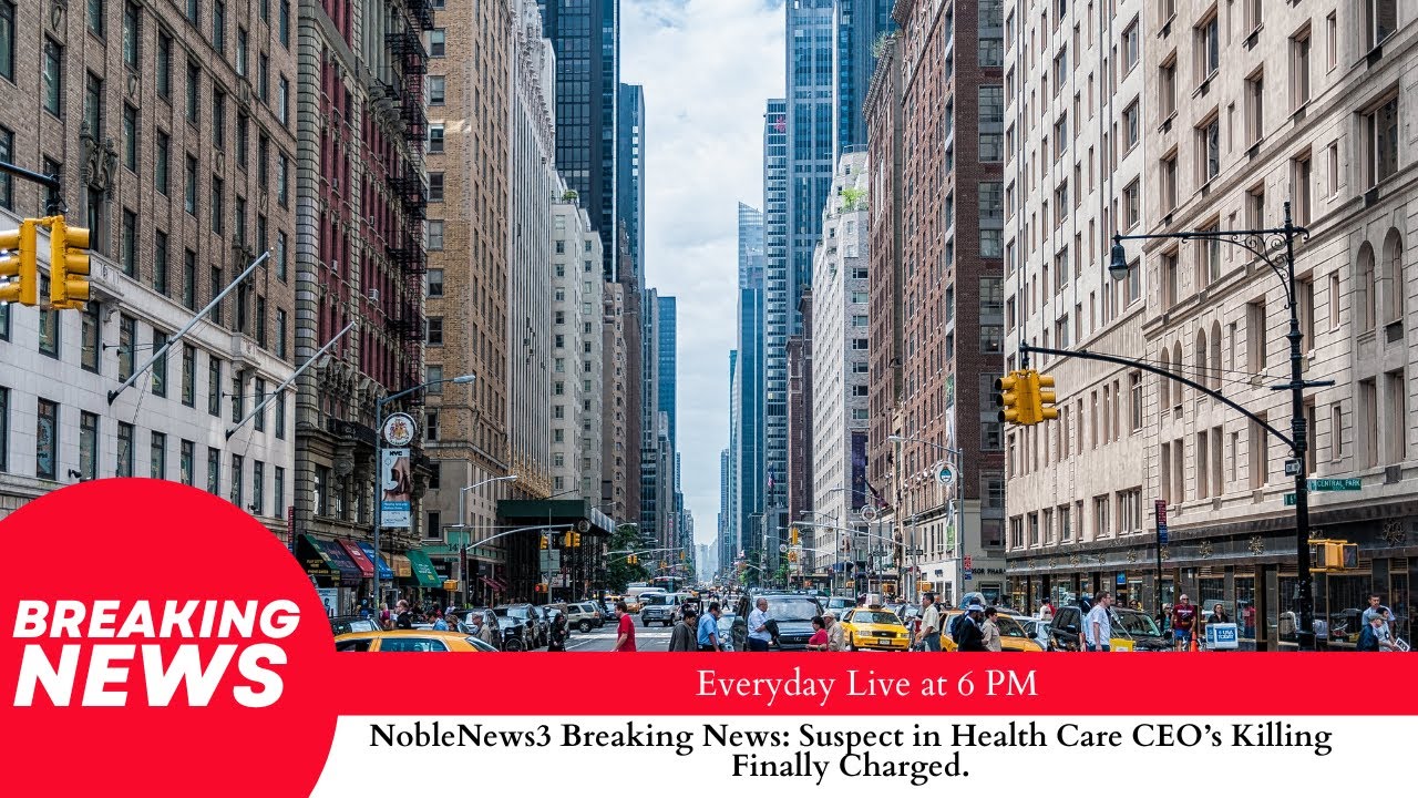 Suspect in Health Care CEO’s Killing Finally Charged. #HealthCareCEO # ...