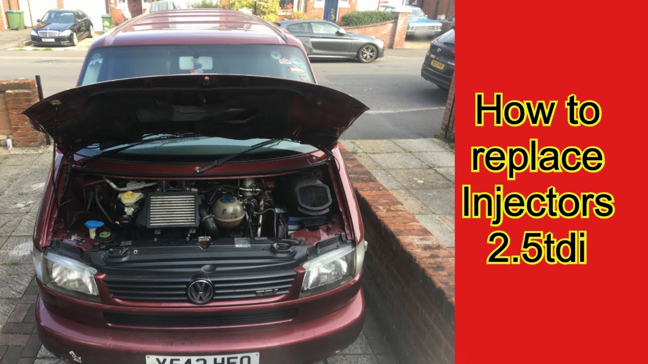 Swapping out injectors VW T4 2.5tdi acv - YouTube