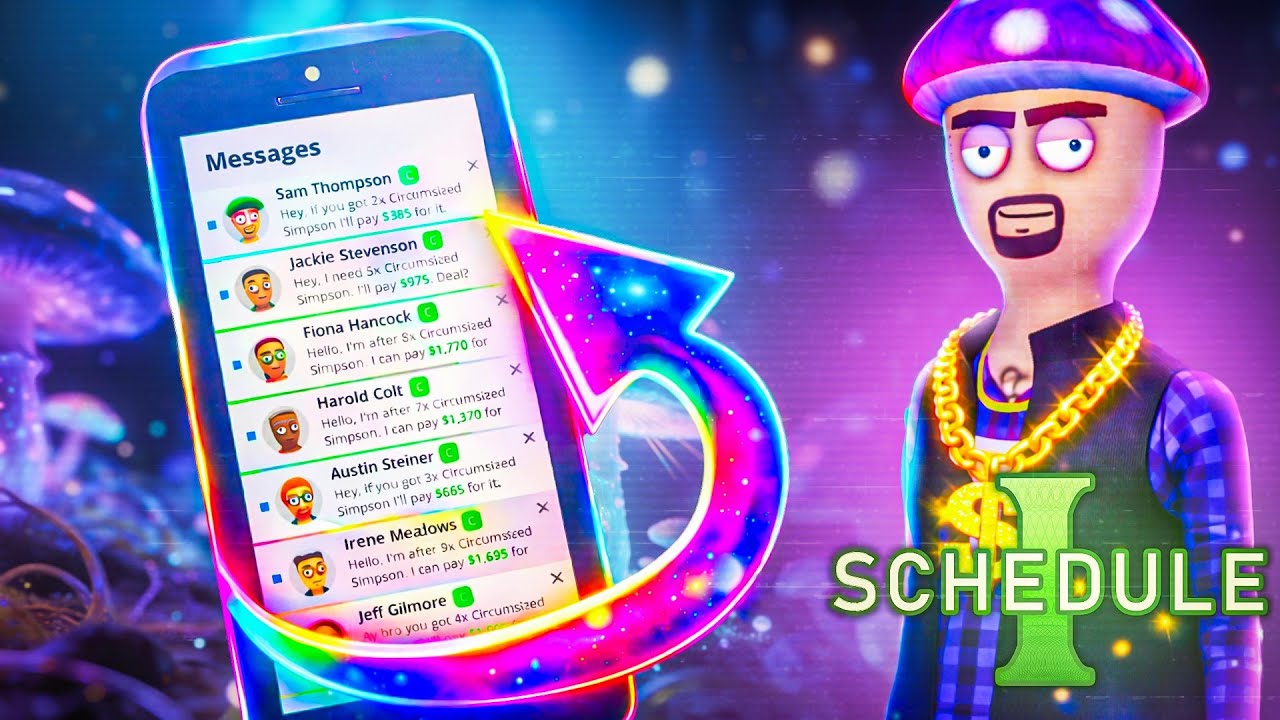 THE SHROOM BOOM IS HERE! SCHEDULE 1🍄 - YouTube