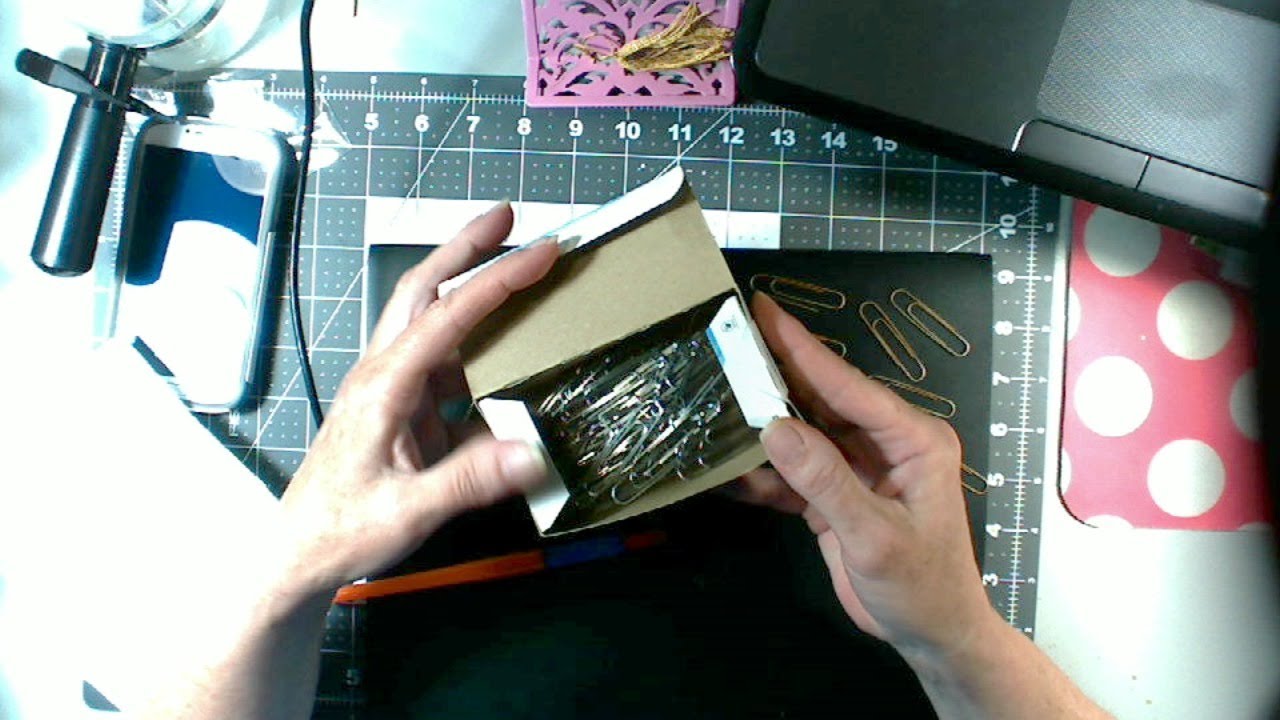 Rusting paper clips and preventing page staining - YouTube