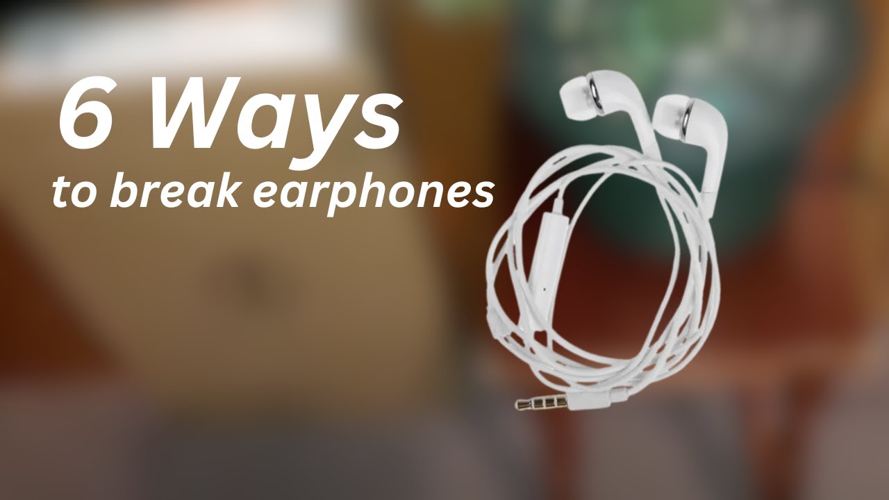 6 Ways to break headphones - YouTube