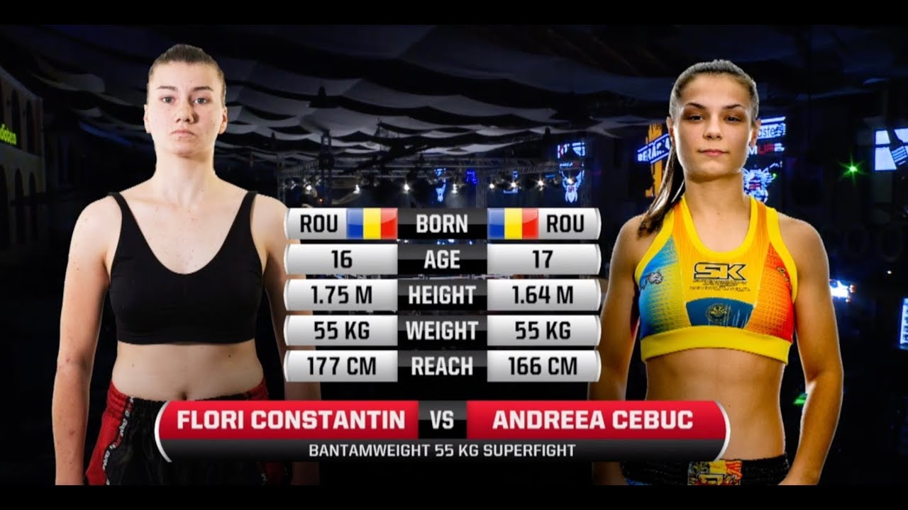 RXF Kickboxing : Cebuc Andreea vs Flori Constantin - YouTube
