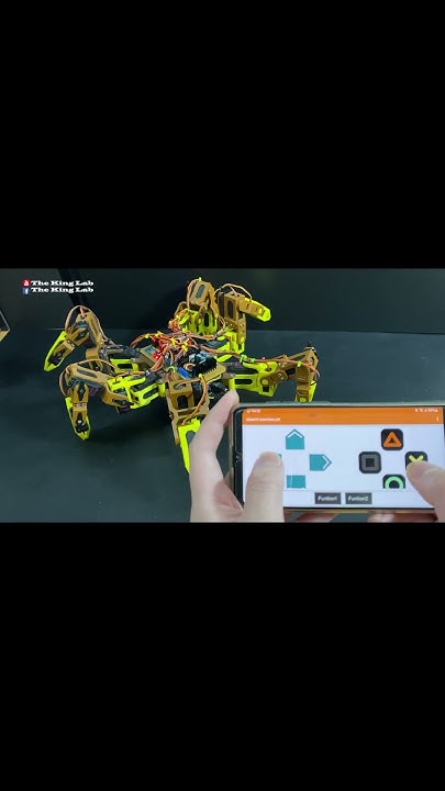Hexapod Control With Smartphone - YouTube
