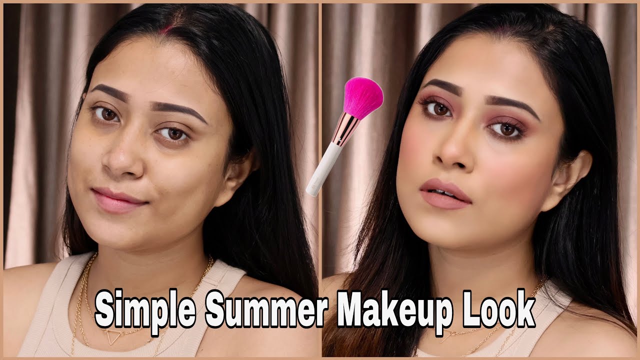 Summer Simple Glam Makeup Look #makeuptutorial #summermakeup # ...
