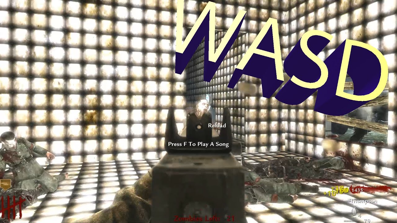 COD WAW : Custom Zombies "WASD" Box type MAP. - YouTube