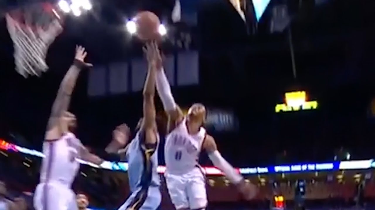 Russell Westbrook DESTROYS Mike Conley All Game with VICIOUS Steal ...