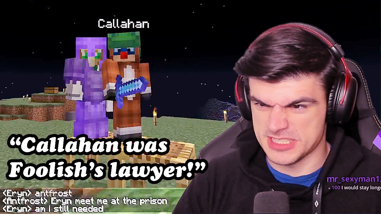 CALLAHAN TERRORIZING AND KILLED FOOLISH ON DREAM SMP - Foolish Gamers ...