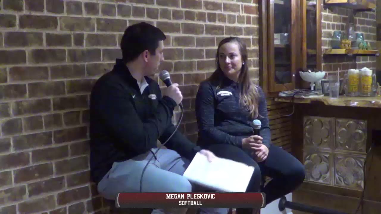 Meet the Coaches Night- Megan Pleskovic, Softball - YouTube