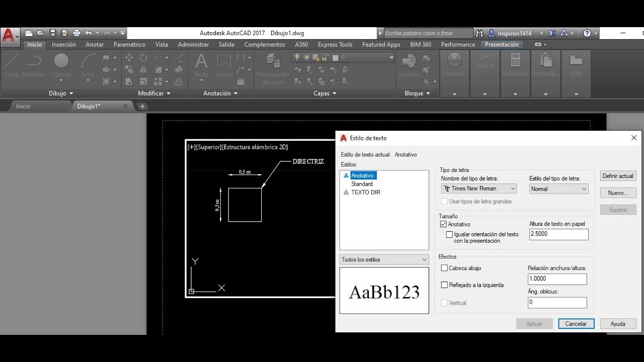 ESCALA Y TEXTO RÁPIDO EN AUTOCAD CON ANOTATIVO - YouTube