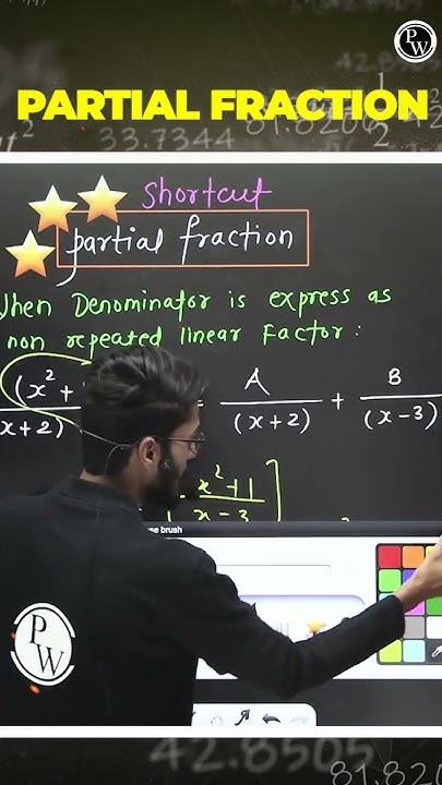 Partial Fraction For MHT-CET Maths | Maths Shortcut - YouTube