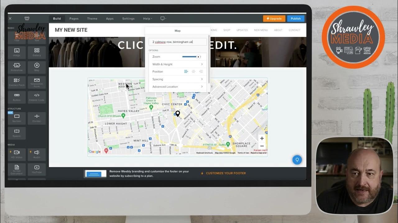 15. How to Use Dynamic Google Maps onto your Weebly Page - YouTube