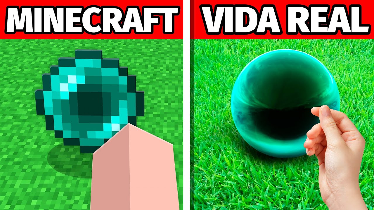 VIDA REAL vs. MINECRAFT! - YouTube