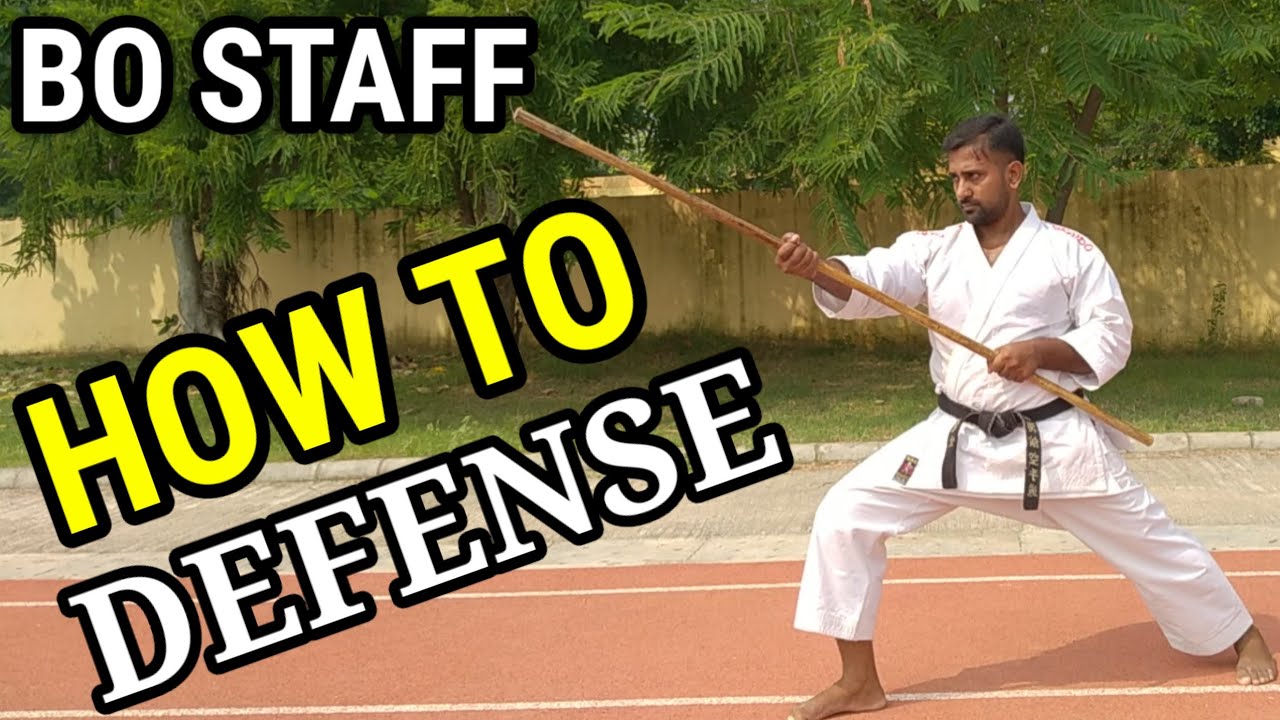 HOW TO SELF DEFENSE WITH BO STAFF 👉 ‎@KARATESIR #bostaff #lathi # ...