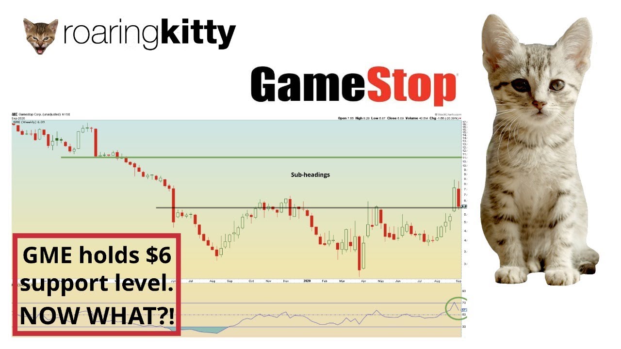 Gamestop Holds 6 Support Level With The Bull Thesis Still Intact