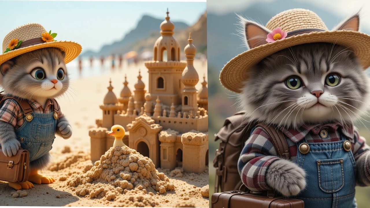 Tiny cat enjoy in spain | cat adventure | cat in spain | tiny cat ...
