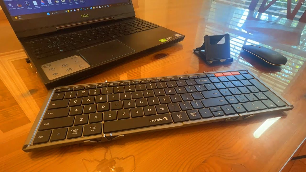 Protoarc XKM01 Tri Fold Bluetooth Keyboard with Mouse for Business ...