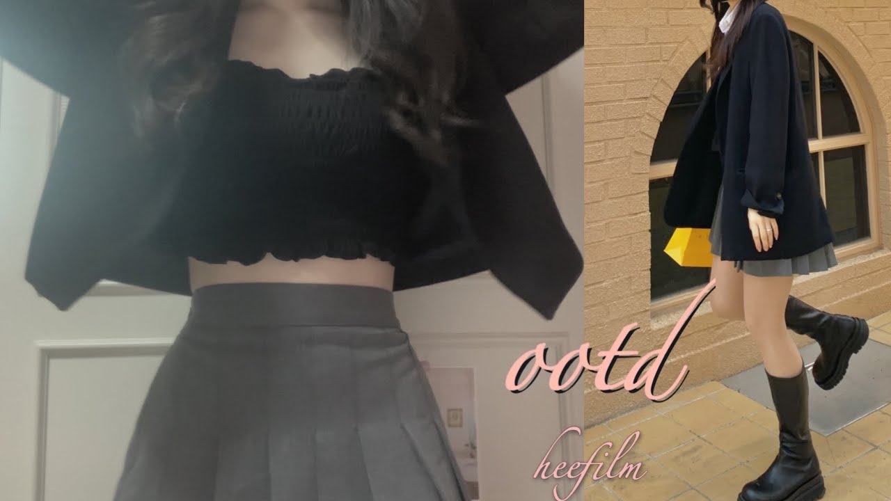 eng)ootd ϋlog🐰•요즘날씨에 입기 좋은 데일리룩•봄 ootd 코디•논픽션•성수 데이트•봄맞이 쇼핑🎨(위드아웃썸머 ...