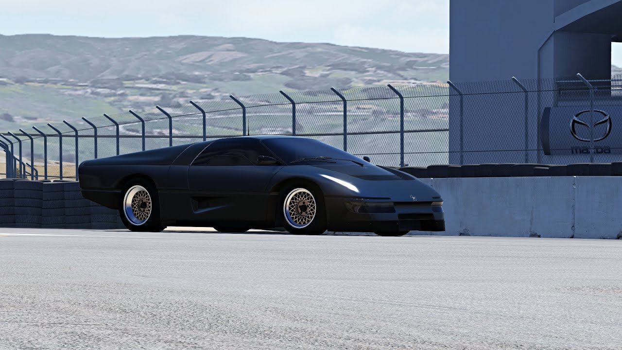 Dodge MS4 Turbo Interceptor Vs Shelby Daytona At Laguna Seca - YouTube
