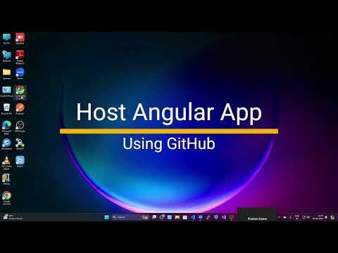 How to Deploy Angular project to GitHub page? - YouTube