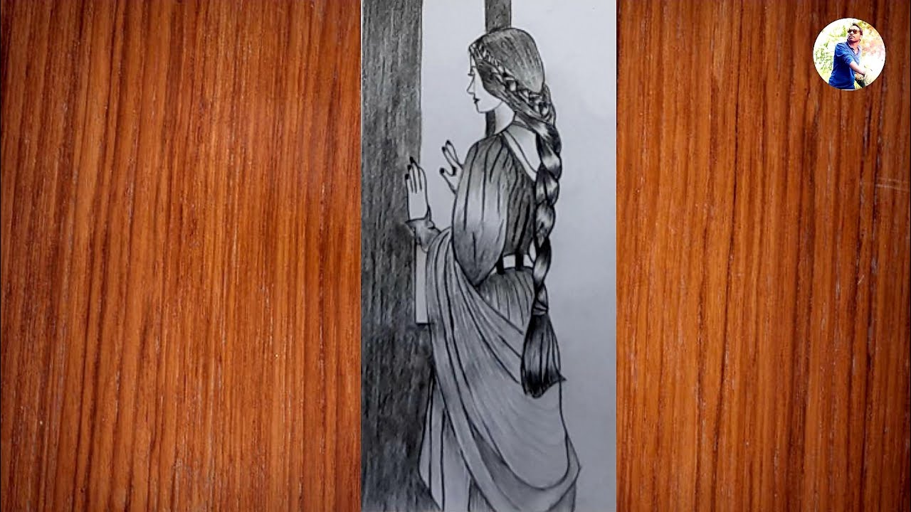 How to Draw a lonely Girl |Pencil Sketch |Art Video - YouTube