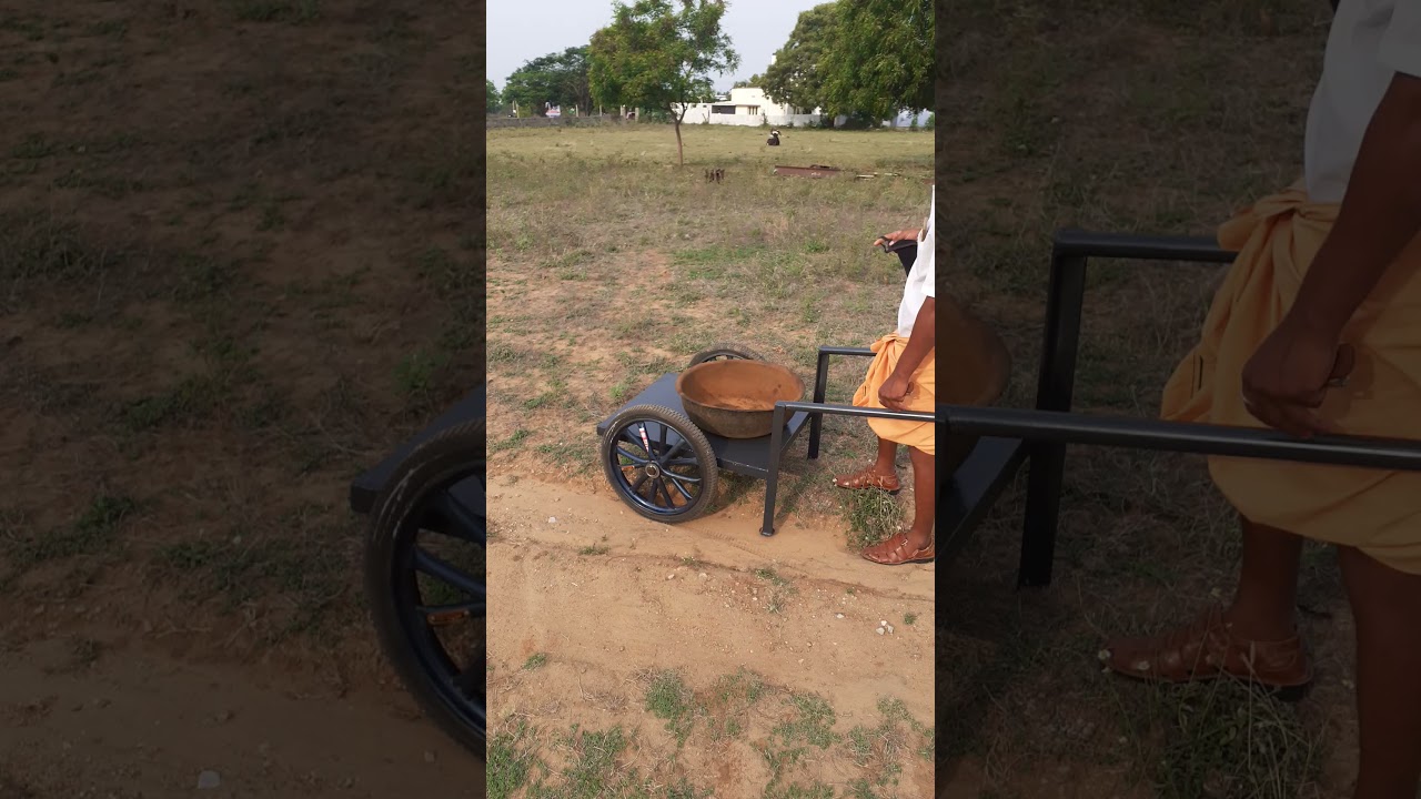 Hand operated Utility Carrier | Small Farm | Cow dung carrier | Fodder ...