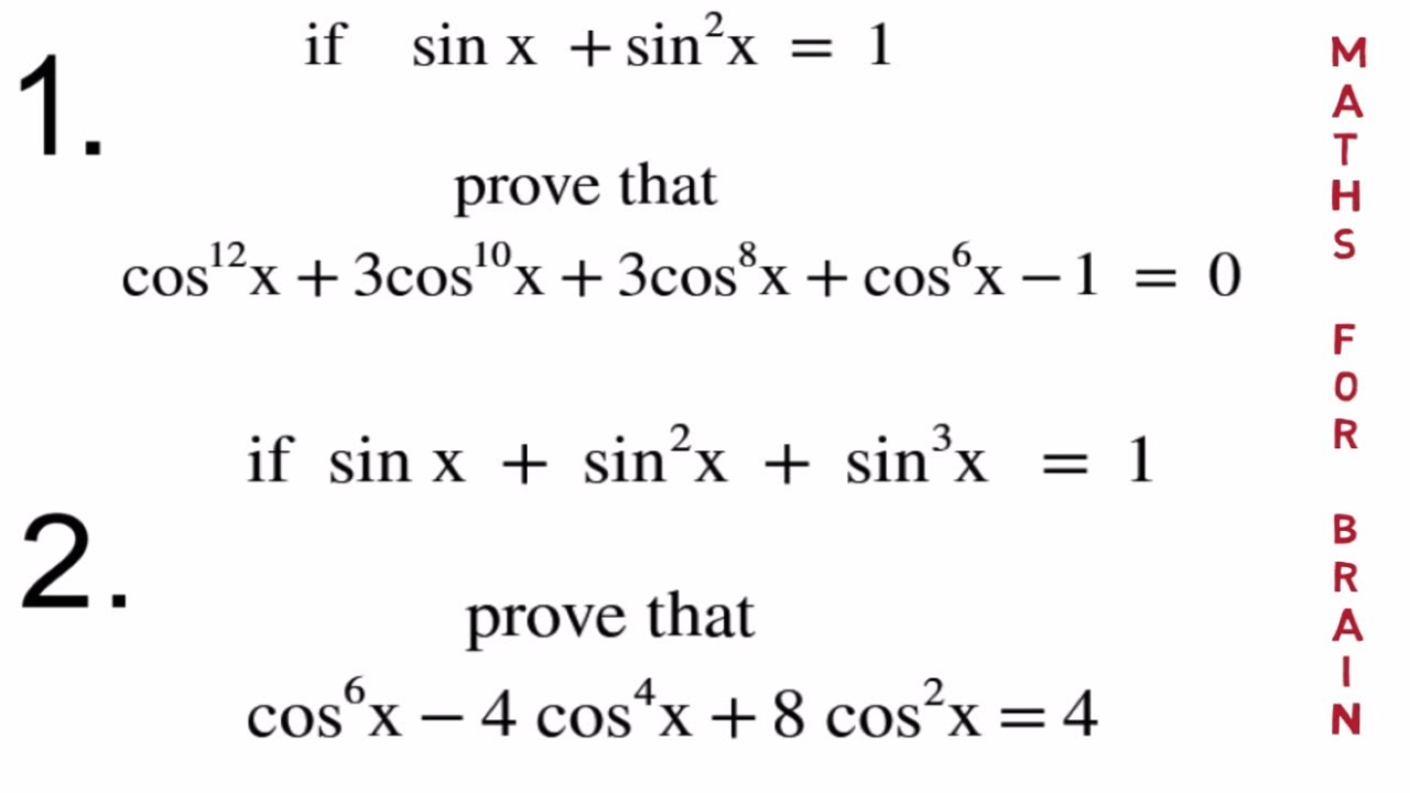 Trigonometry Question Series If Sinx sin 2x sin 3x 1 Prove That Cos trigonometry-question-series-if-sinx-sin-2x-sin-3x-1-prove-that-cos