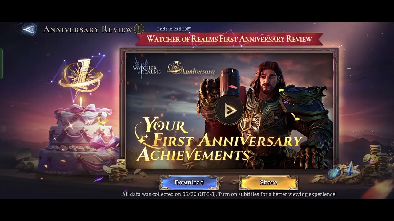 (Anniversary Achievement)Watcher of Realms - YouTube
