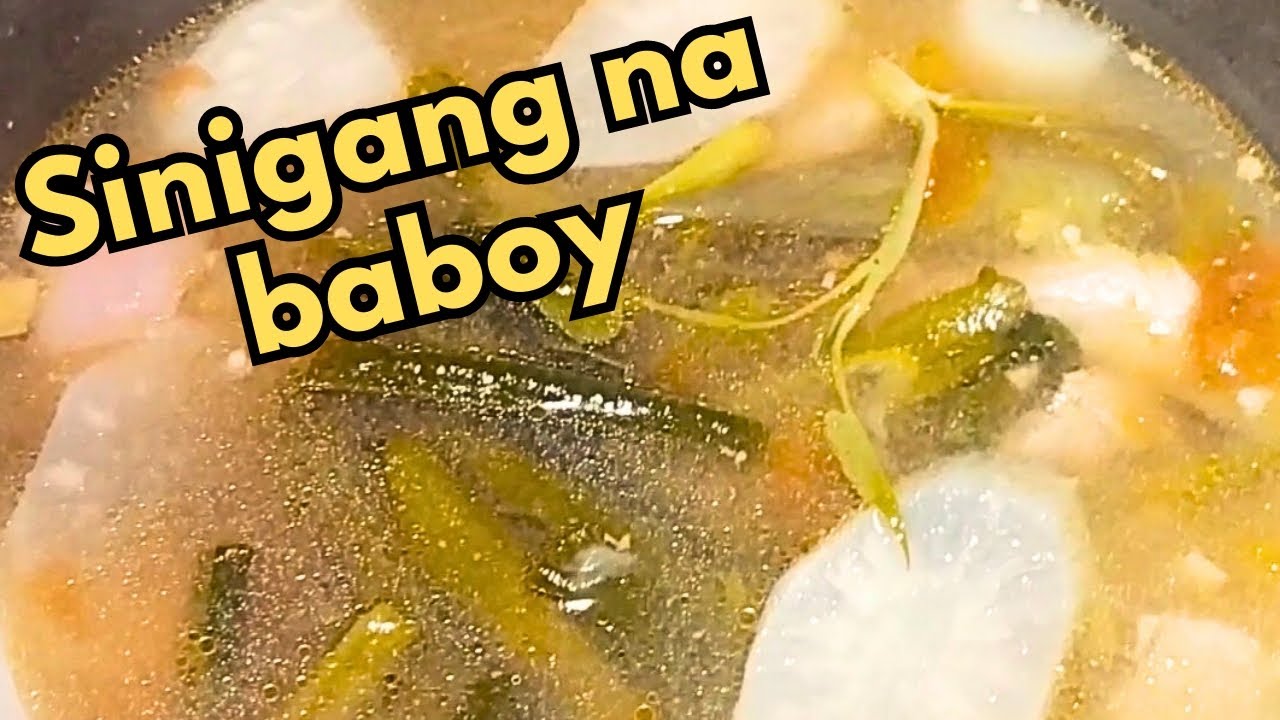 Mainit na sabaw para sa mainit na panahon! "Sinigang na Baboy" - YouTube