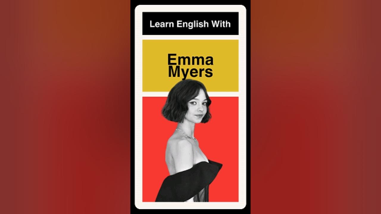Learn English With Emma Myers - YouTube