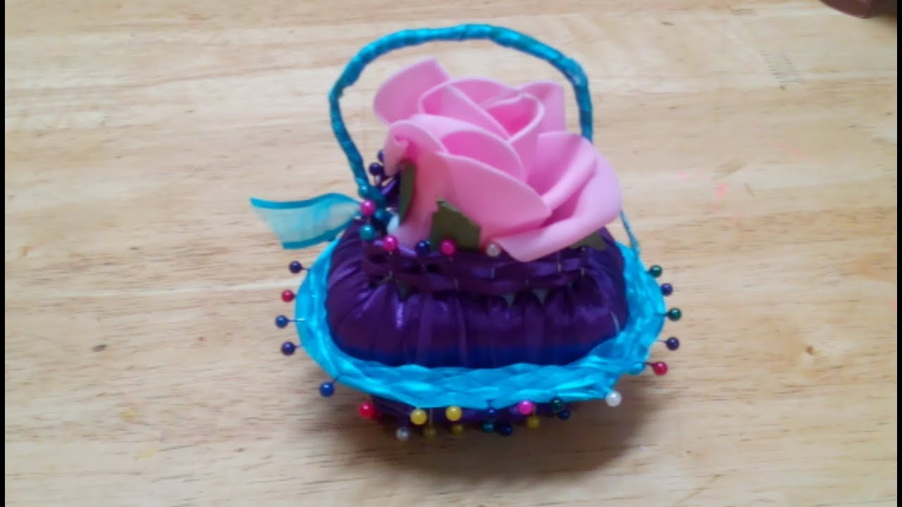 How to Make a Soap Flower Basket - DIY - Tutorial . - YouTube