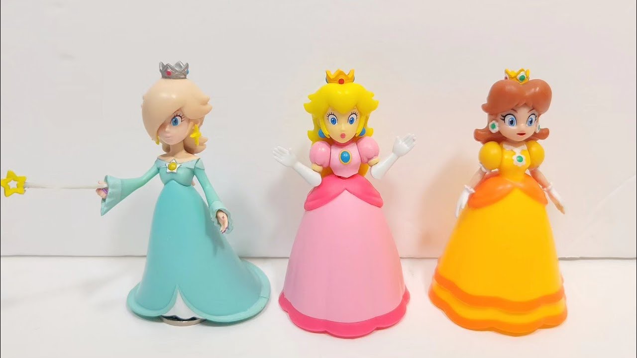 Super Mario Bros Jakks New 2.5 Inch Princess Peach Figure Review - YouTube