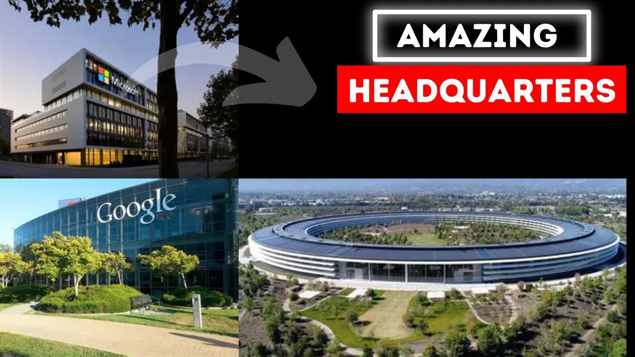 Headquarters Of The Top Tech Companies - YouTube