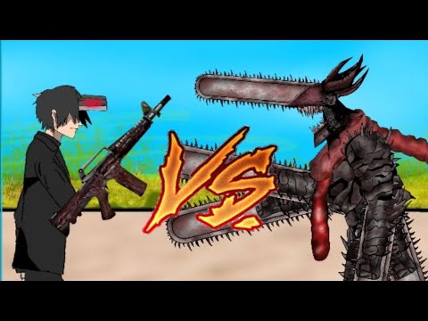 aki gun devil VS awakened chainsaw man (dc 2) animation - YouTube