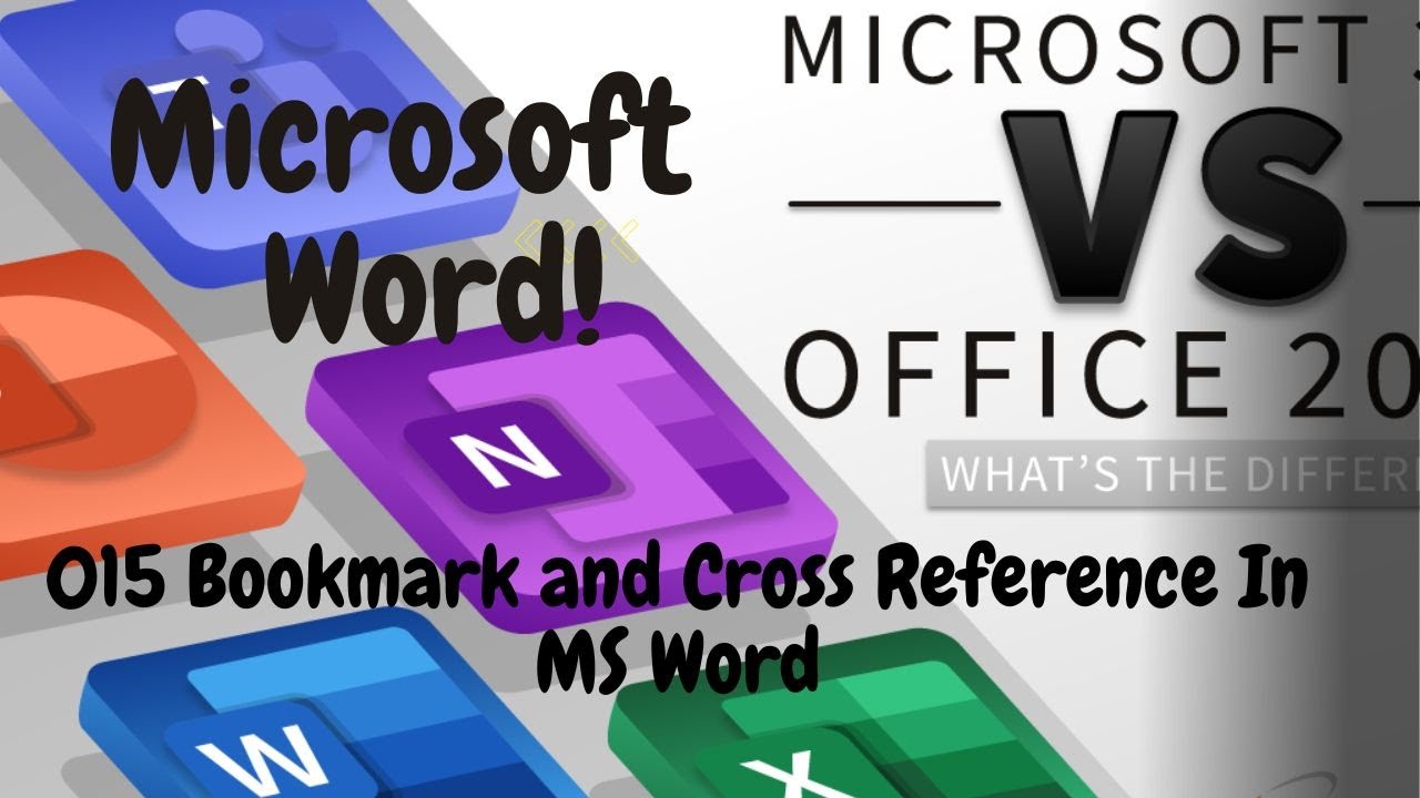 015 Bookmark And Cross Reference In MS Word YouTube 015 Bookmark And Cross Reference In MS Word YouTube