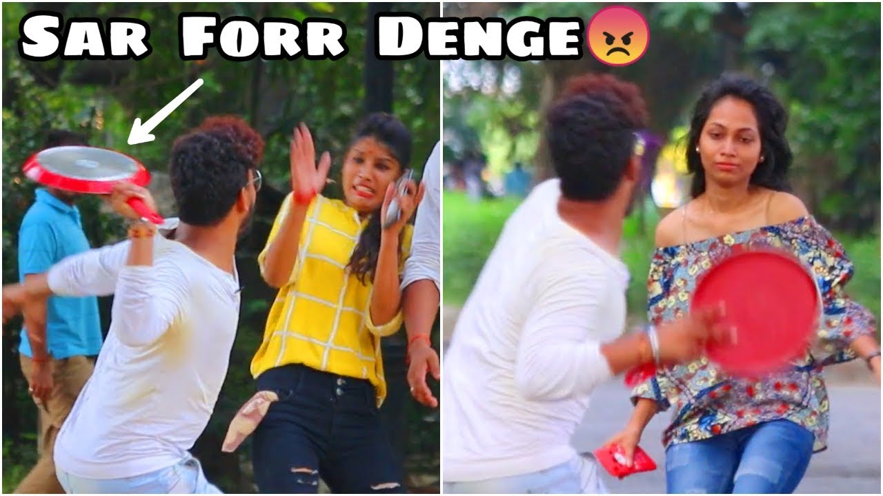 Slapping Girls With Frying Pan( तलने की कड़ाही) Prank Gone Funny|Prank ...