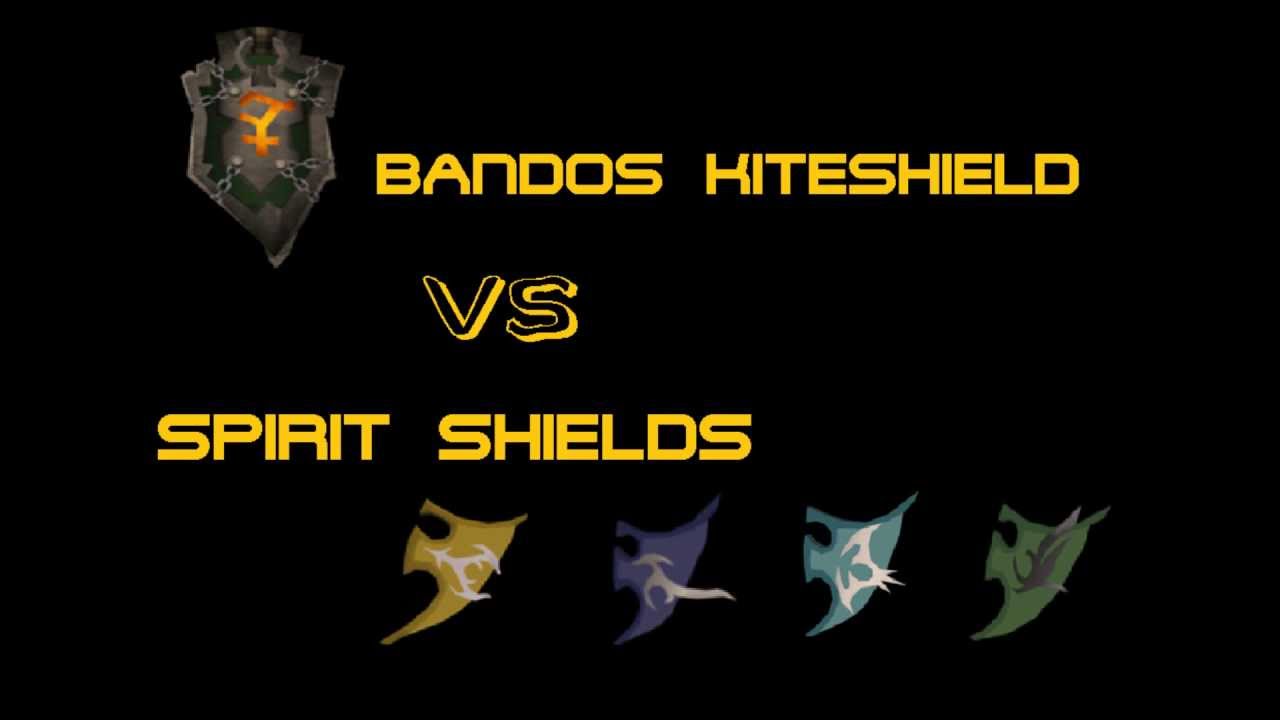 Bandos Kiteshield VS. Spirit Shields Comparison - Evolution of Combat ...