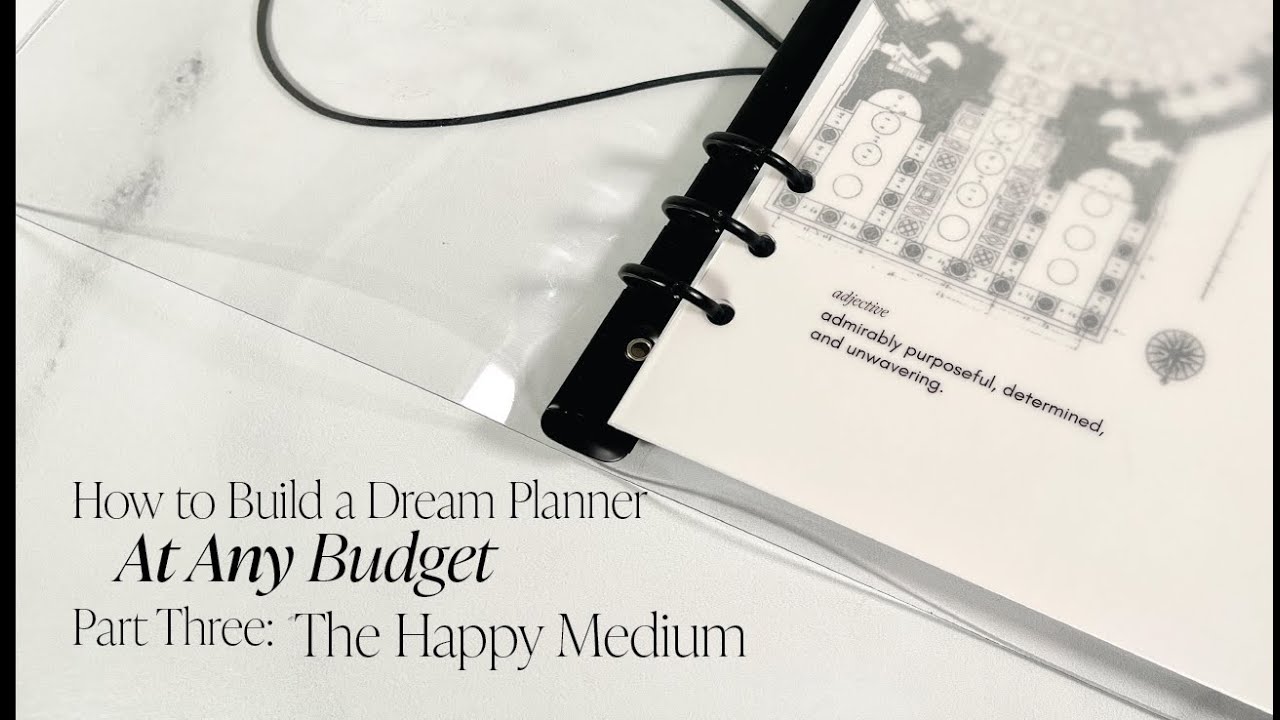 How To Build A Dream Planner At Any Budget: The Happy Medium | Cloth ...