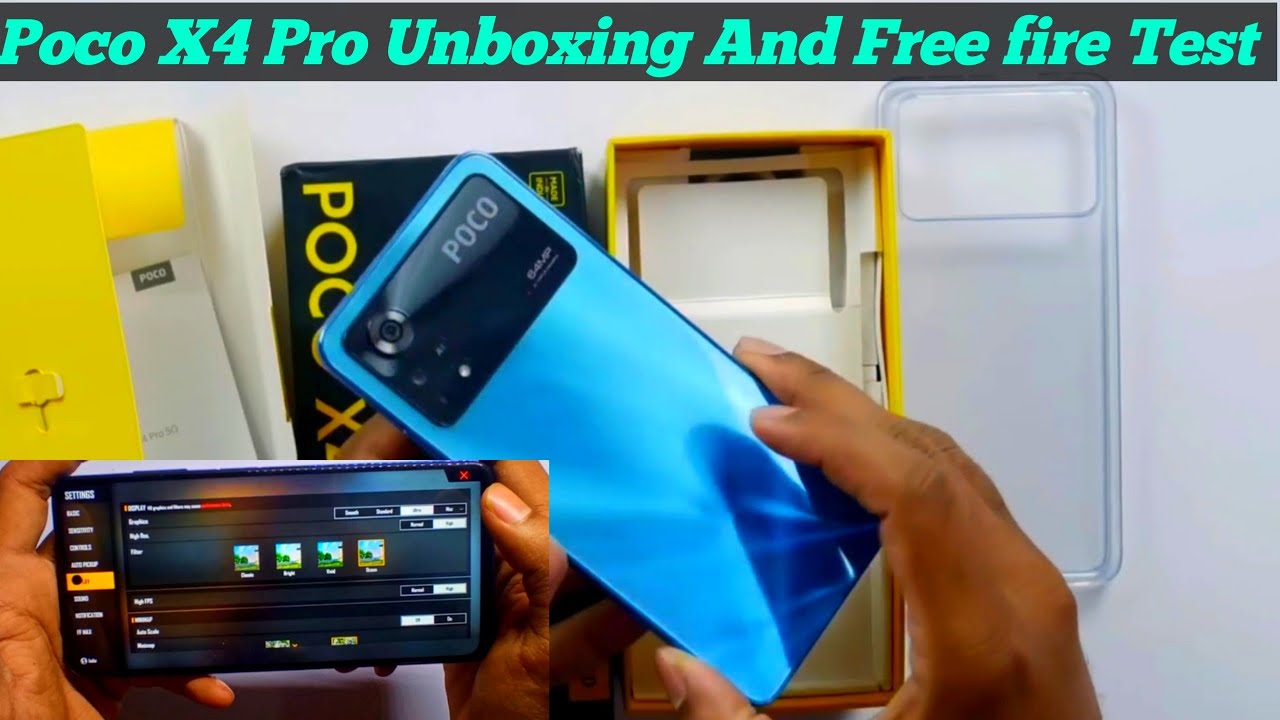 POCO X4 PRO FREE FIRE GAMING TEST - YouTube