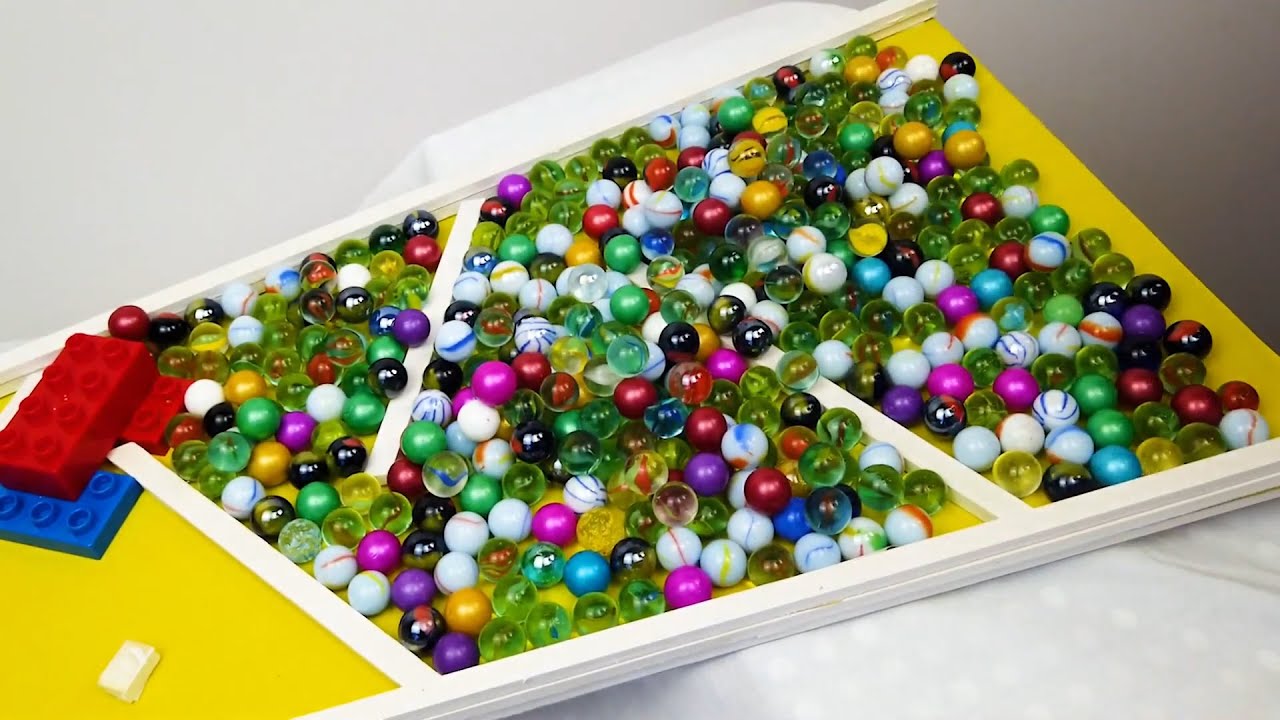 Marble Run Race ASMR ☆ 100 Marbles and Sloop - YouTube