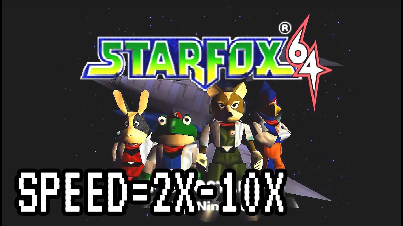 Star Fox 64 intro sped up 2x - 10x - YouTube