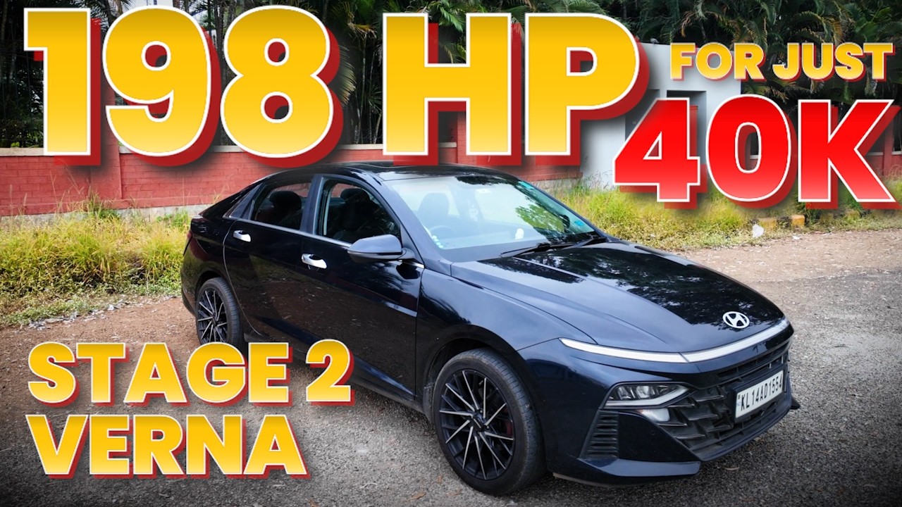 This modified Hyundai Verna got so much faster for just ₹40k - YouTube