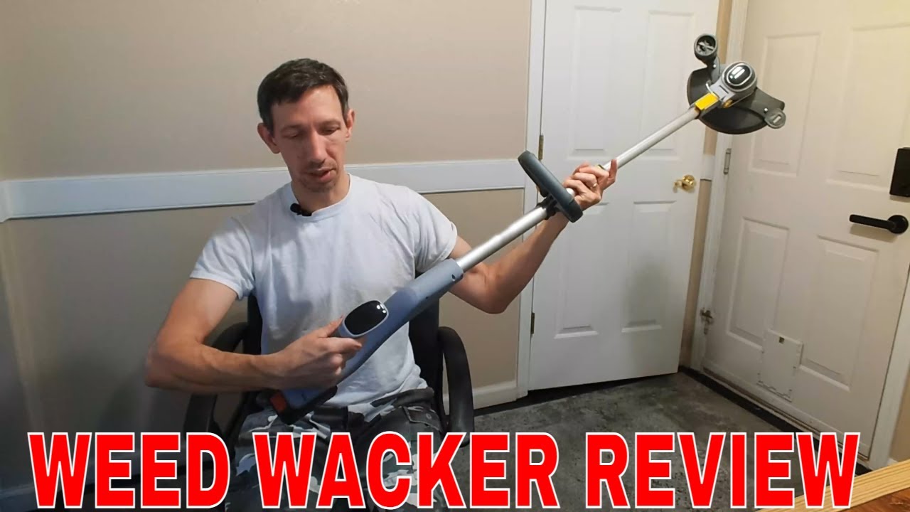 Weed wacker unboxing and demonstration | this thing is AMAZING - YouTube