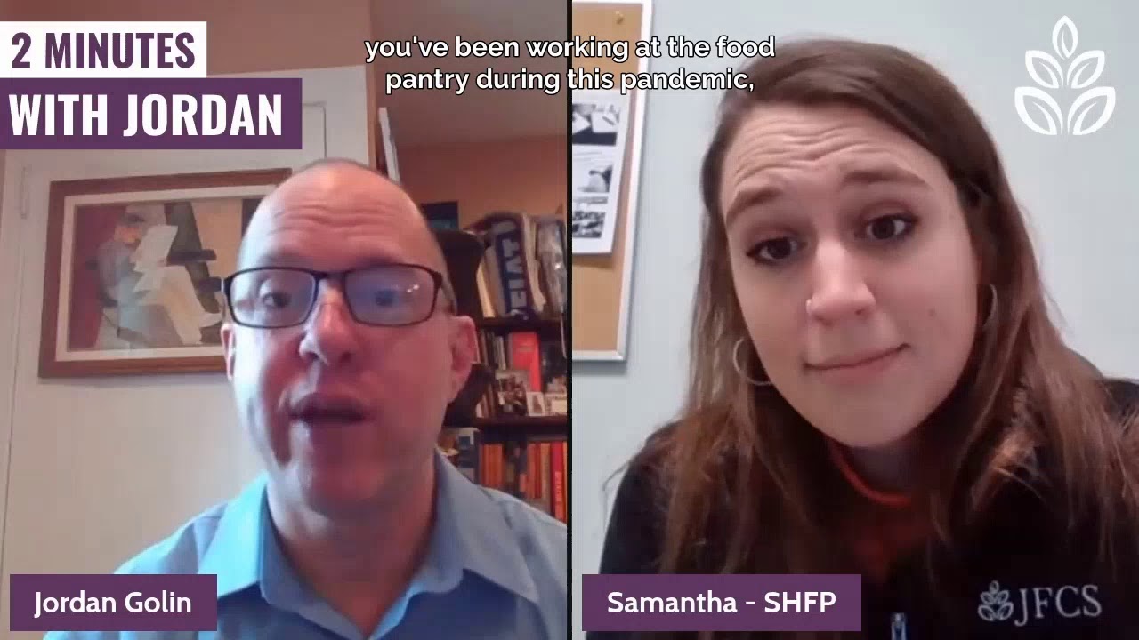 2 Minutes with Jordan: Food Insecurity and the Food Pantry (Interview ...