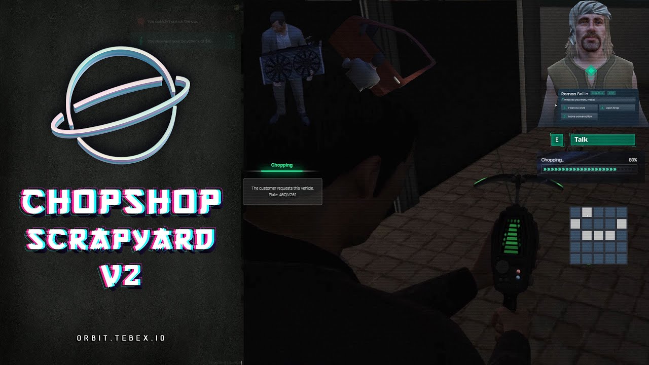 Fivem Chopshop / Scrapyard Script V2 Update | Nopixel 4.0 Inspired ...