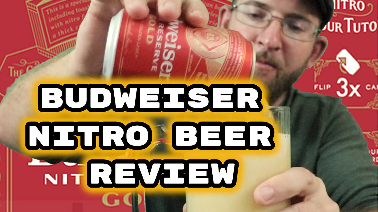 Budweiser Nitro Reserve Gold Beer review - YouTube